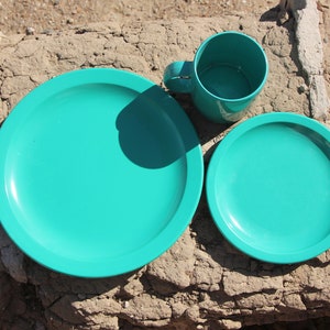 1970's - 1980's Vintage - Texas Ware - Emerald Green - Set of 12 Pieces ...
