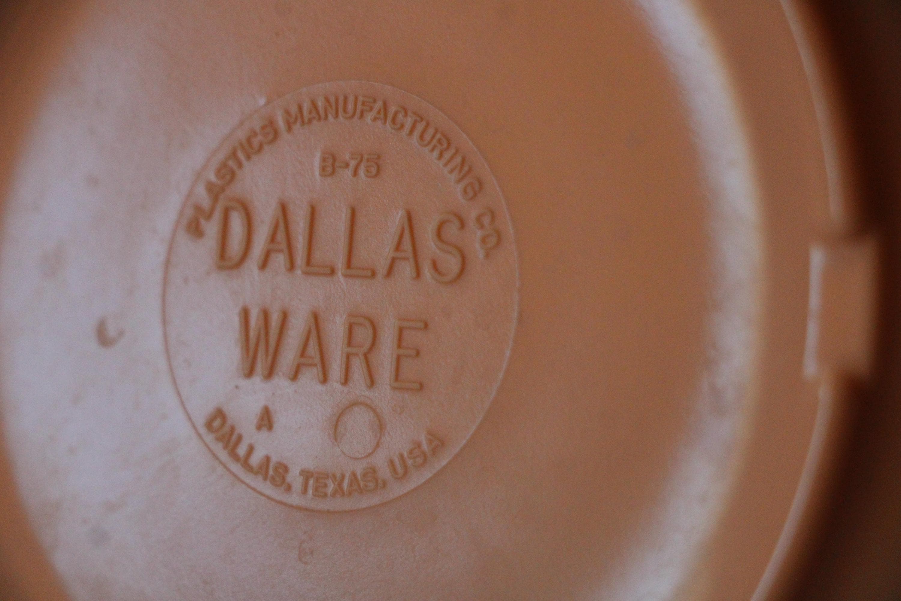 1980's Vintage - Texas Ware / Dallas Ware - LIGHT PEACH - 11 or 12 ...