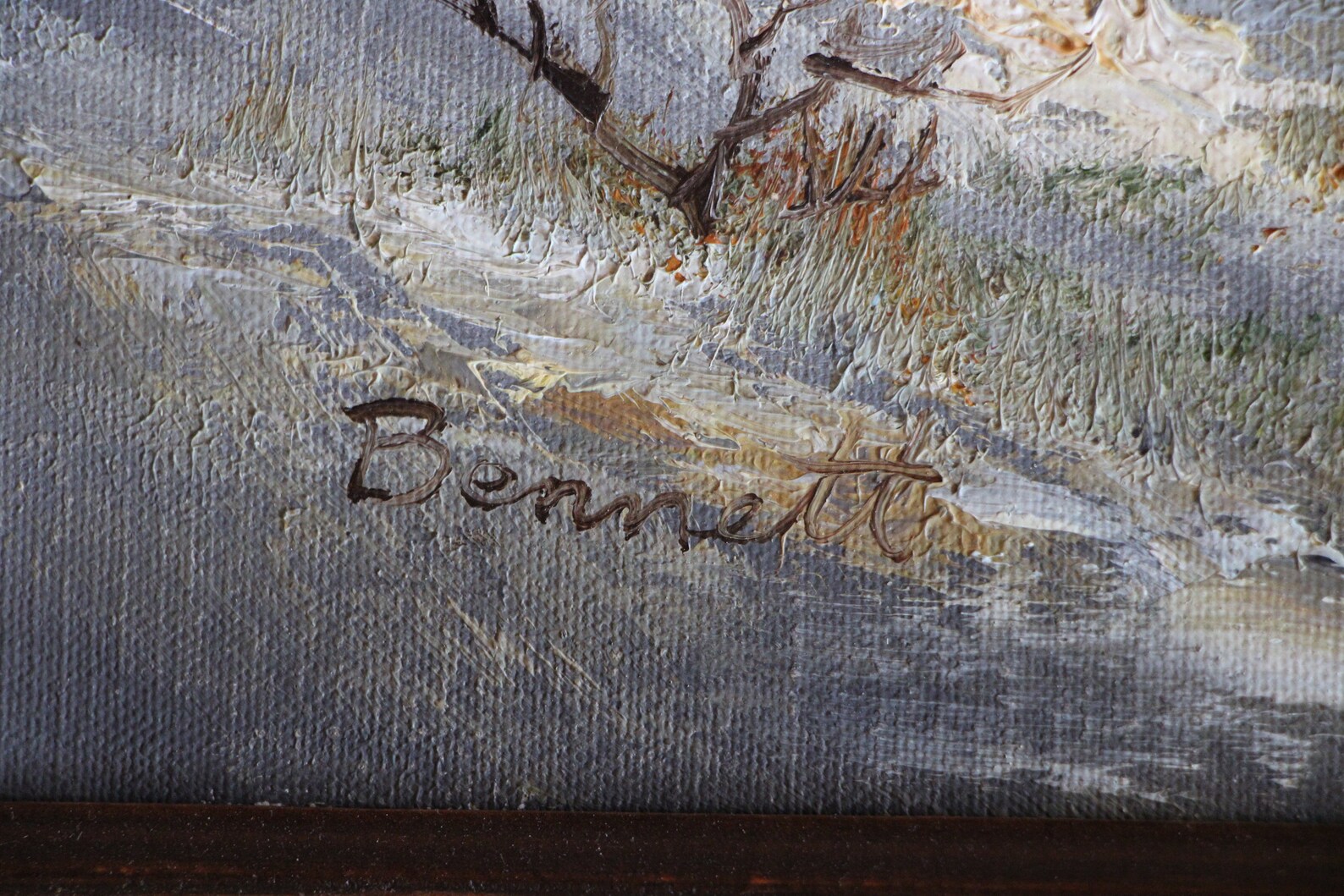 1980's Vintage Oil on Canvas Original Country - Etsy