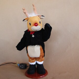1977 Vintage - Musical Dancing Rudolph - 17 Inches Tall - WORKS - Very ...