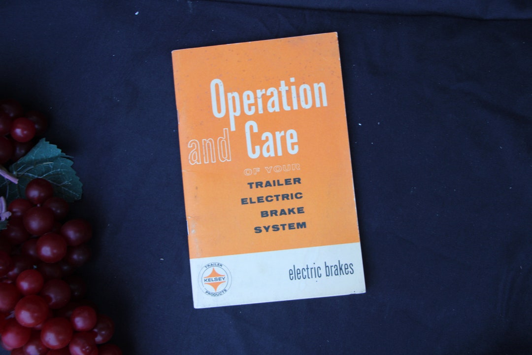 1963 Vintage Trailer Electric Brakes Manual: Kelsey-hayes - Etsy