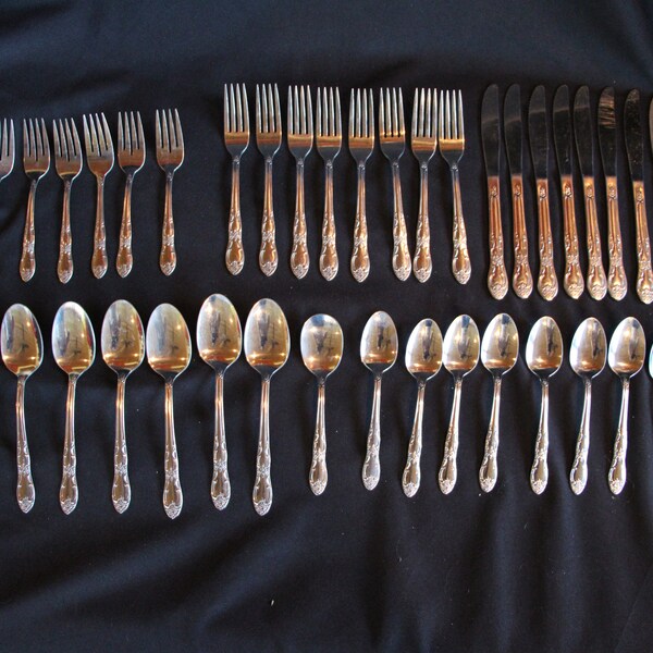 1980s Vintage Oneida Flatware - Etsy