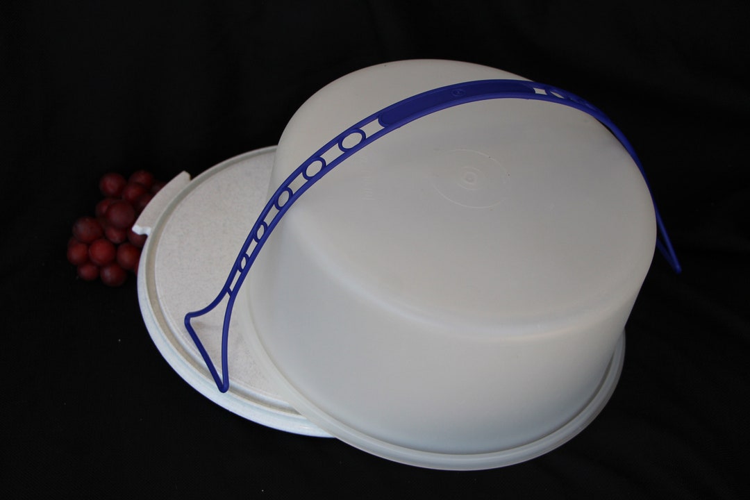 1990's Vintage Tupperware Harvest Gold Round EXTRA LARGE Cake and Pie ...