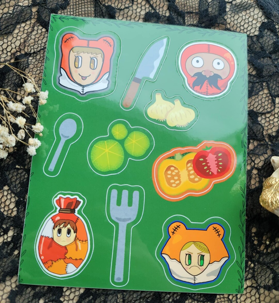 Dungeon Meshi "froggy Gang" Sticker Sheet - Etsy