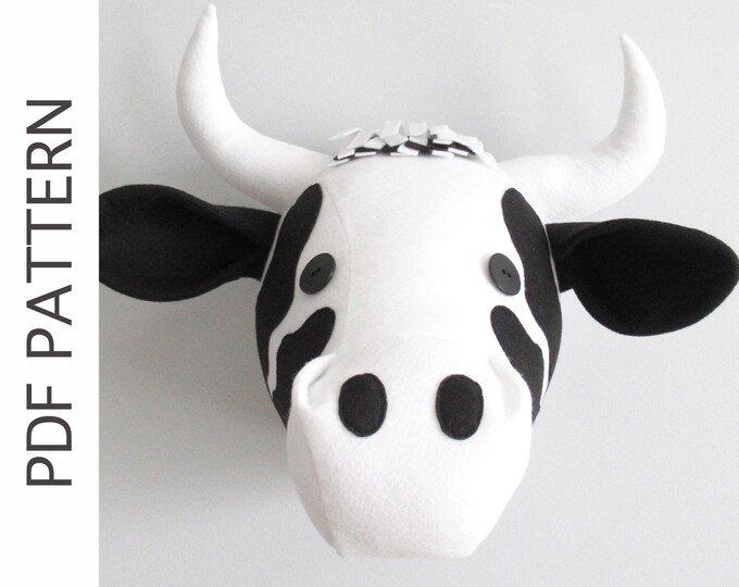 COW PDF Pattern With Instructions - Etsy