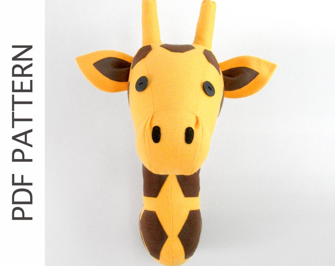 GIRAFFE PDF Pattern With Instructions - Etsy