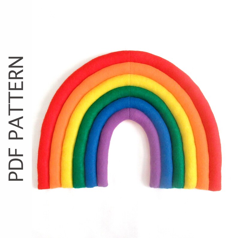 RAINBOW PDF Pattern With Instructions - Etsy