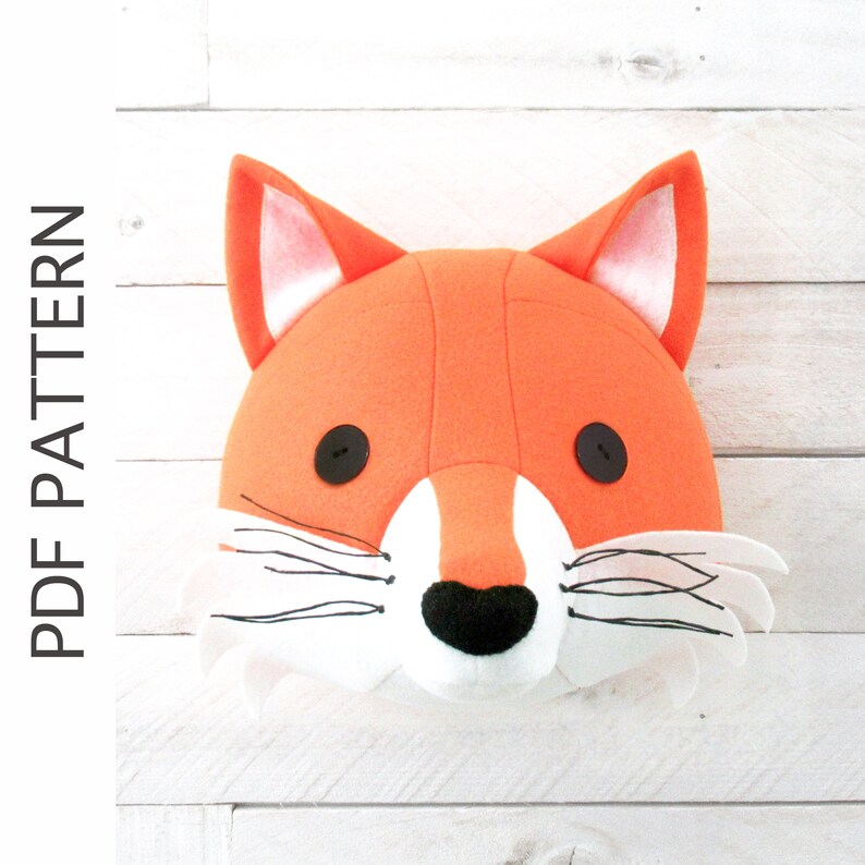 FOX PDF Pattern With Instructions - Etsy