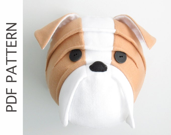 BULLDOG PDF Pattern With Instructions - Etsy