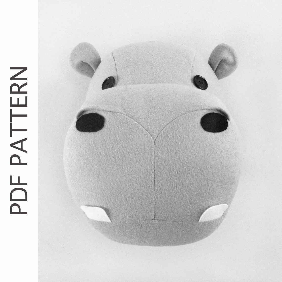 HIPPO PDF Pattern With Instructions | Etsy