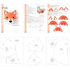 FOX PDF Pattern With Instructions - Etsy