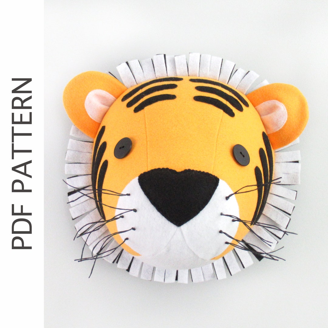 TIGER PDF Pattern With Instructions - Etsy