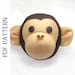 MONKEY PDF Pattern With Instructions - Etsy