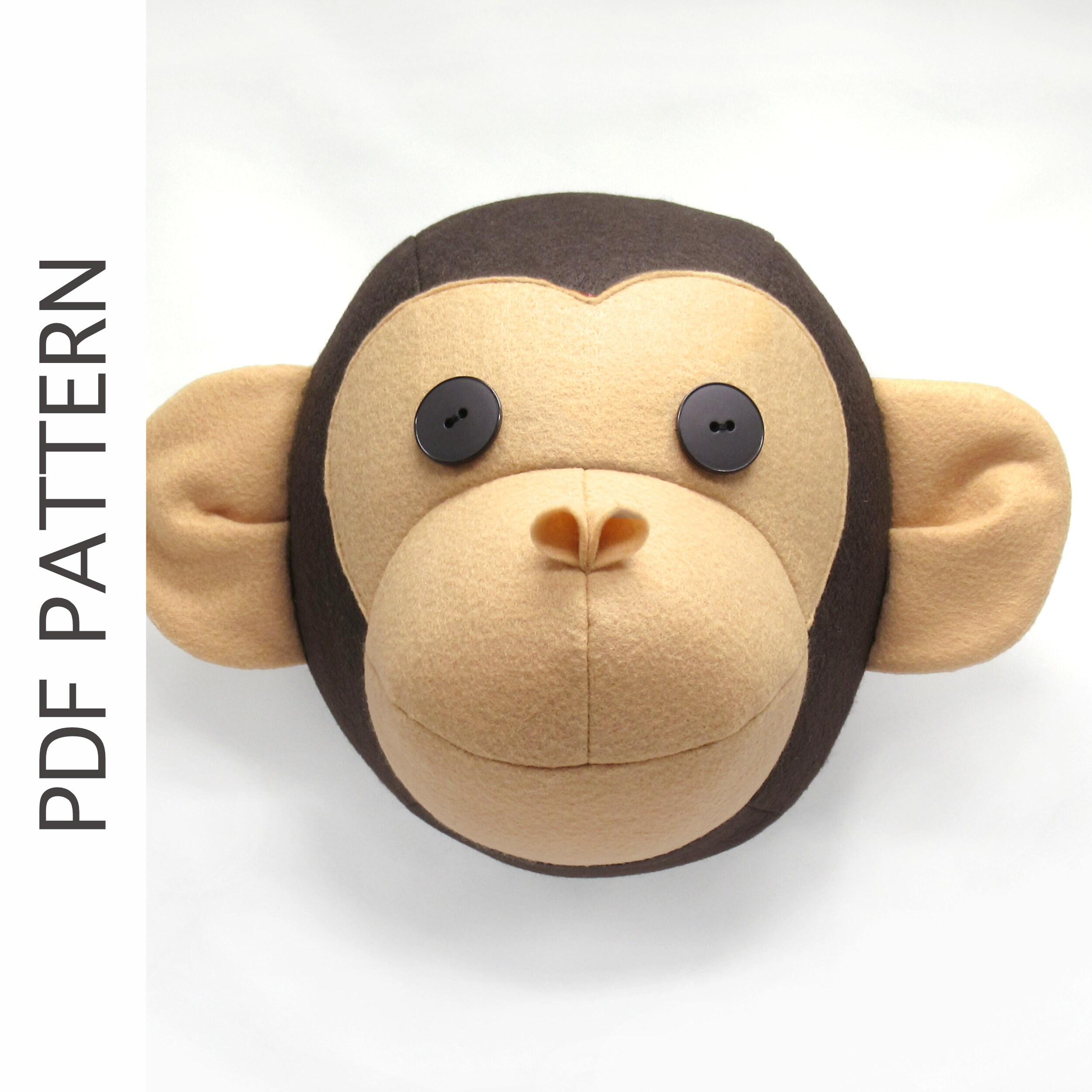 MONKEY PDF Pattern With Instructions - Etsy
