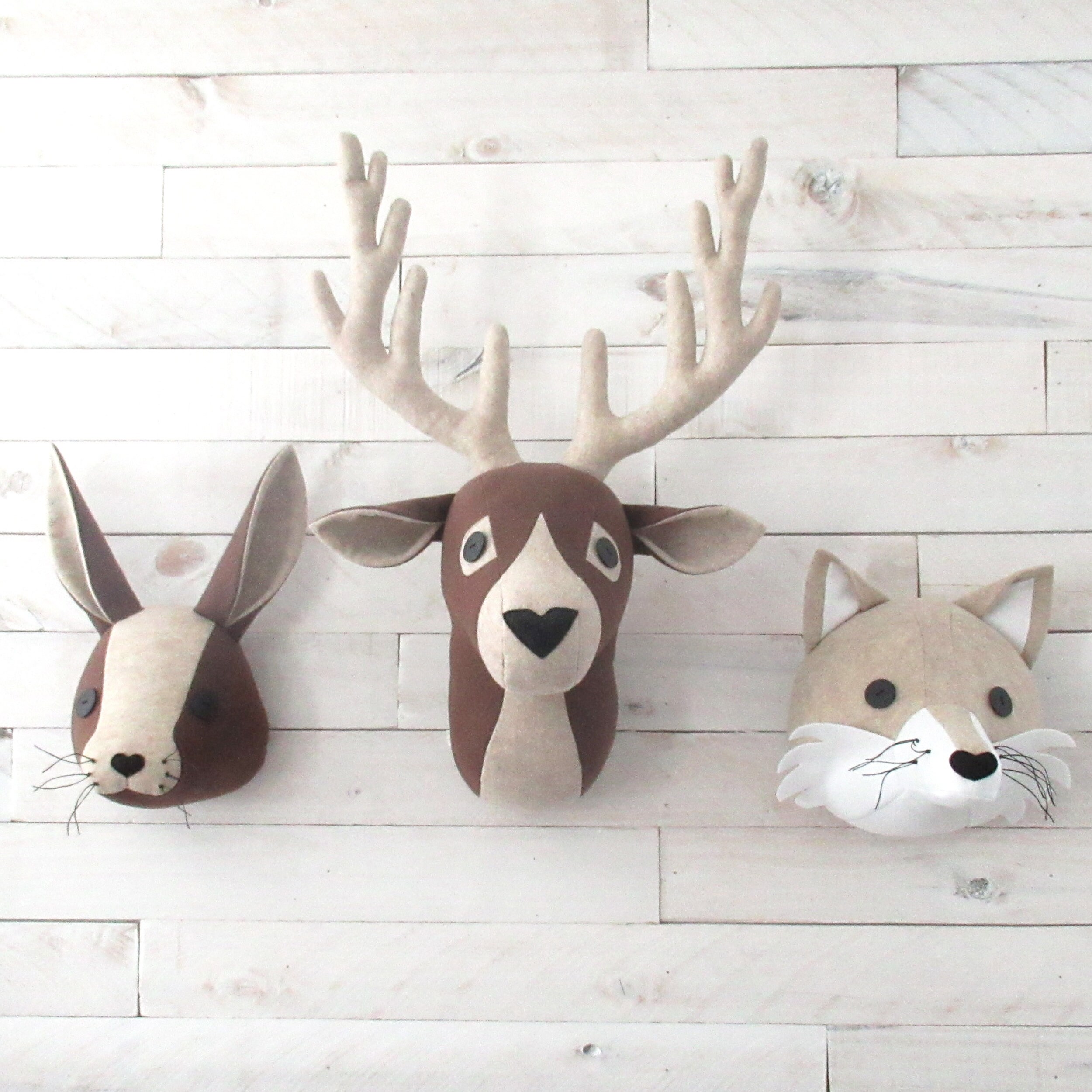 FOX & RABBIT PDF Patterns With Instructions - Etsy UK