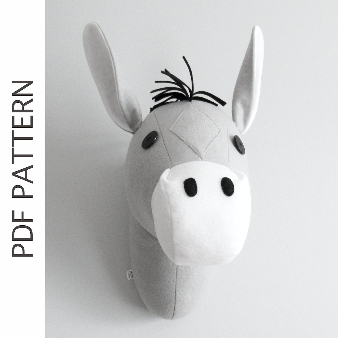 DONKEY PDF Pattern With Instructions - Etsy