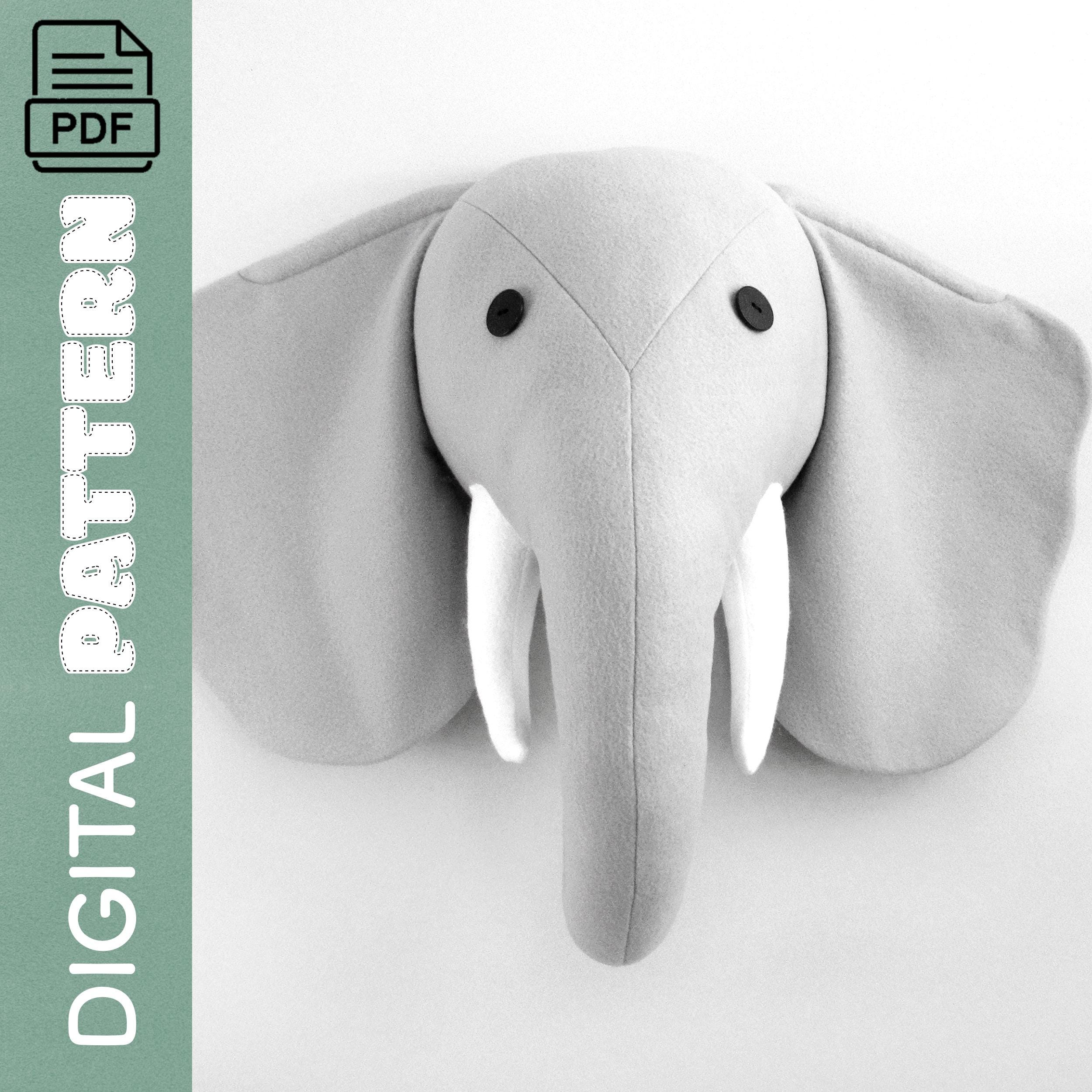 ELEPHANT PDF Pattern With Instructions - Etsy