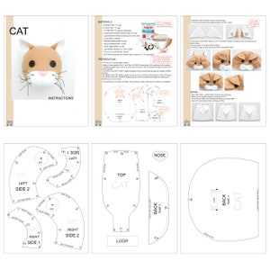 CAT PDF Pattern With Instructions - Etsy