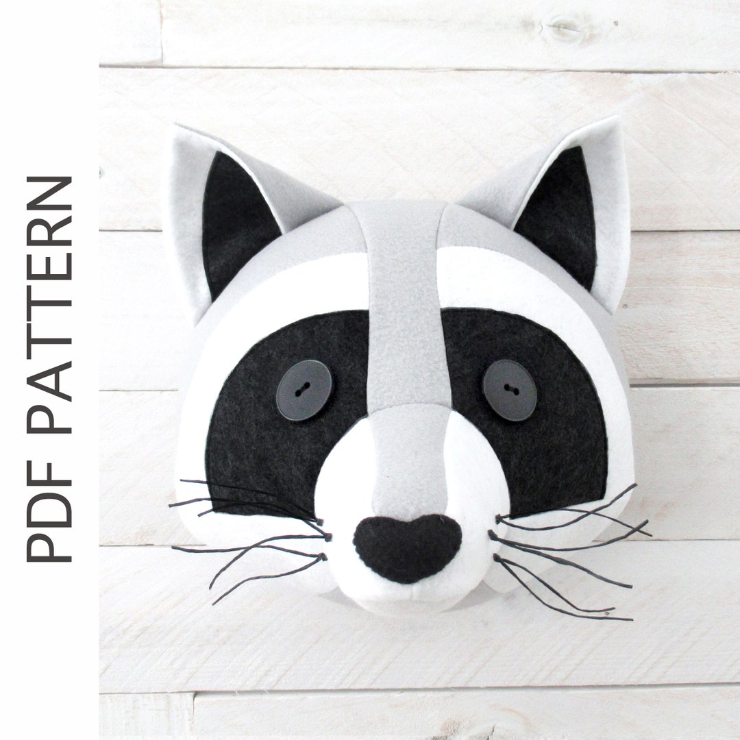 RACCOON PDF Pattern With Instructions - Etsy