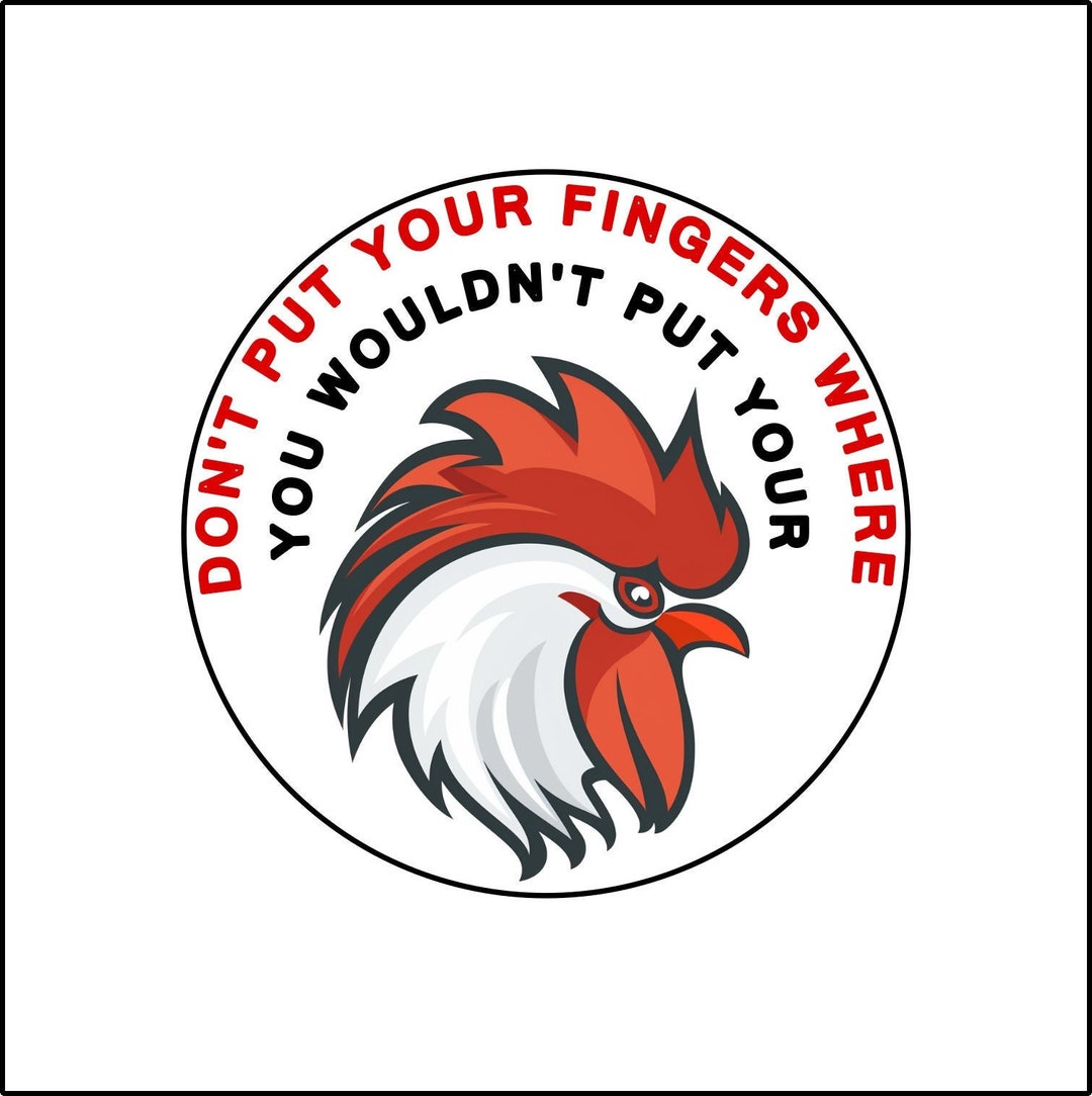 Fingers Safety Sticker - Etsy