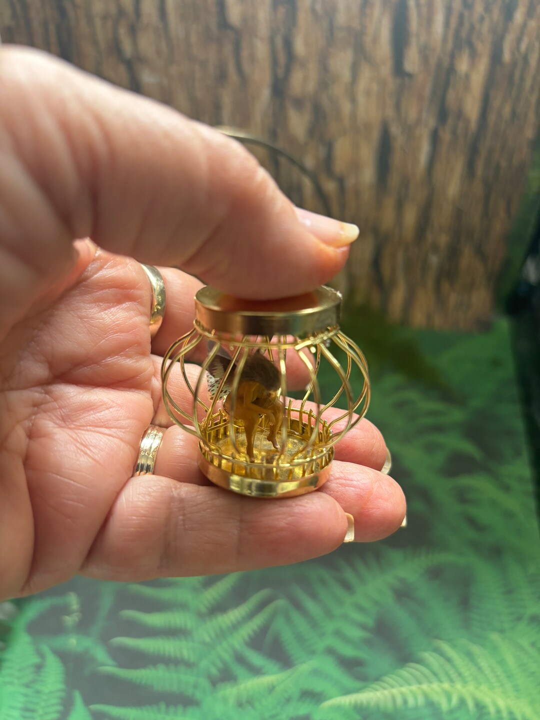 Micro Miniature Fairy in a Cage - Etsy