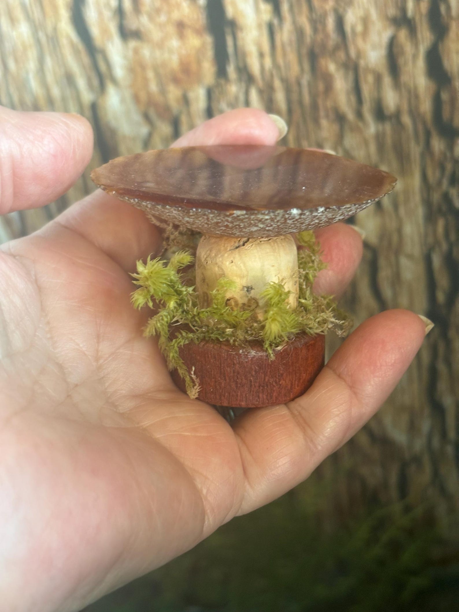 Miniature Agate Top Fairy Garden Table With Green Fairy Picture - Etsy