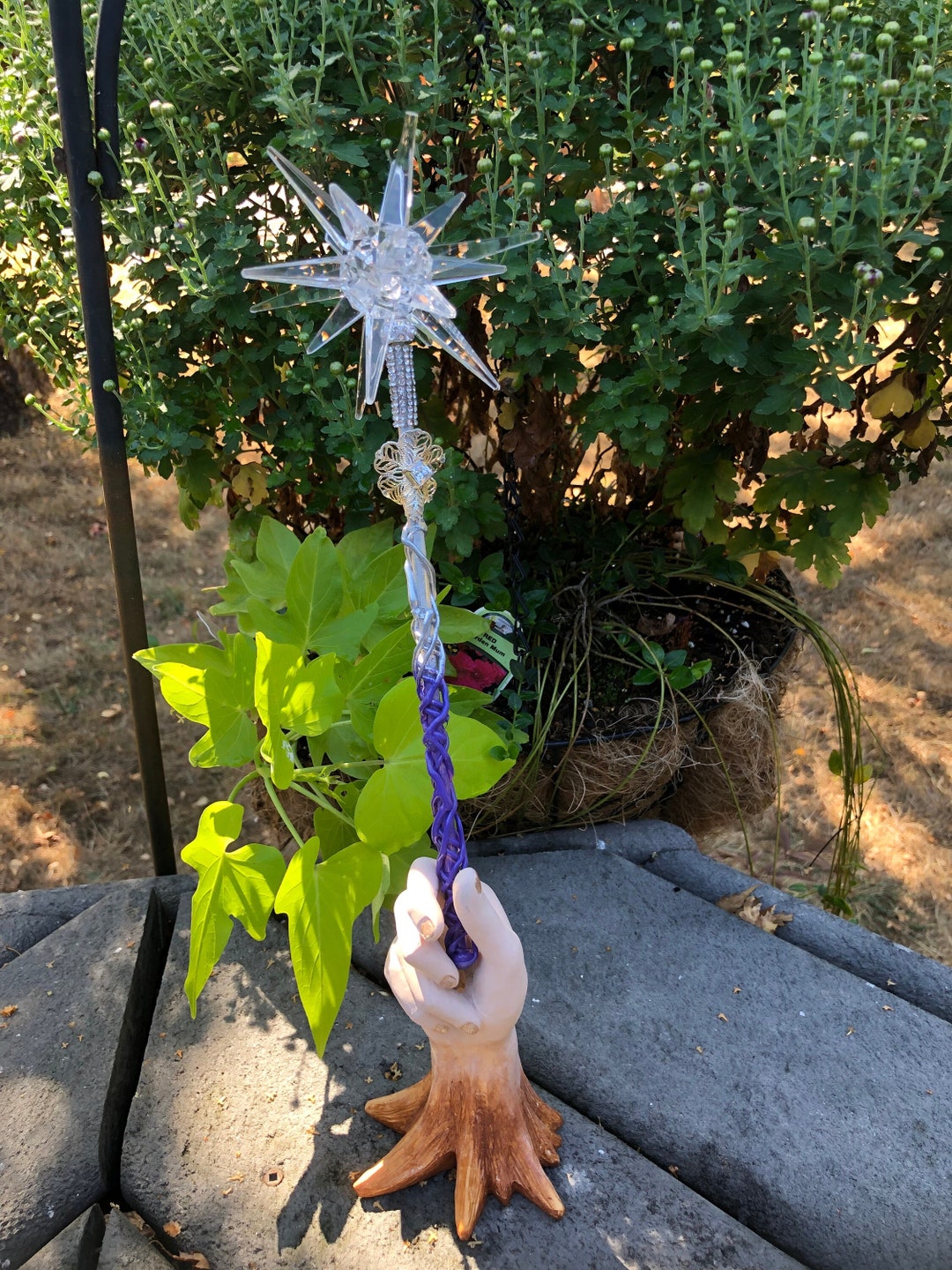 Purple Starburst Wand - Etsy