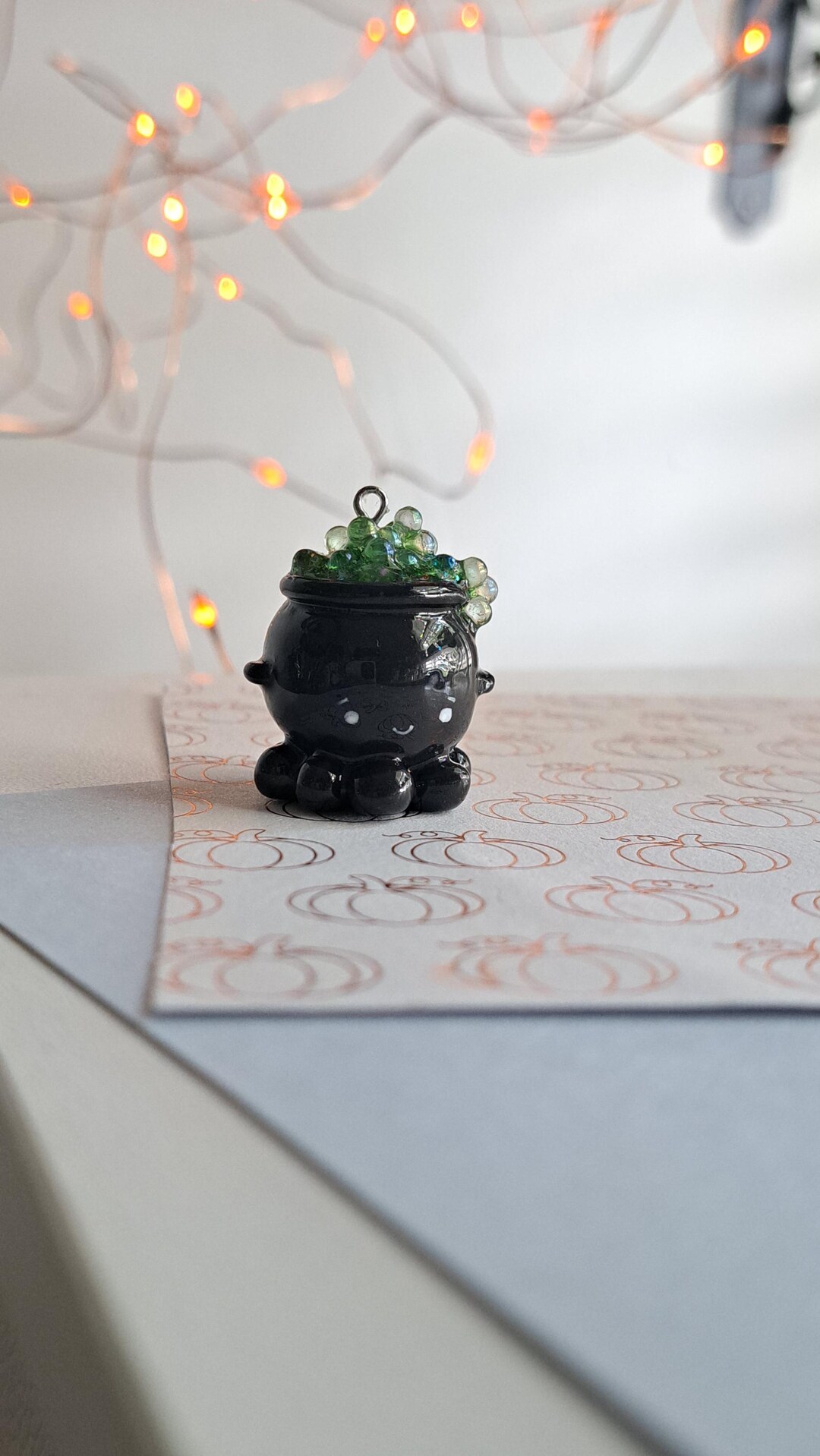 Cauldron Octopus Charm Keychain Kawaii Halloween Charms - Etsy