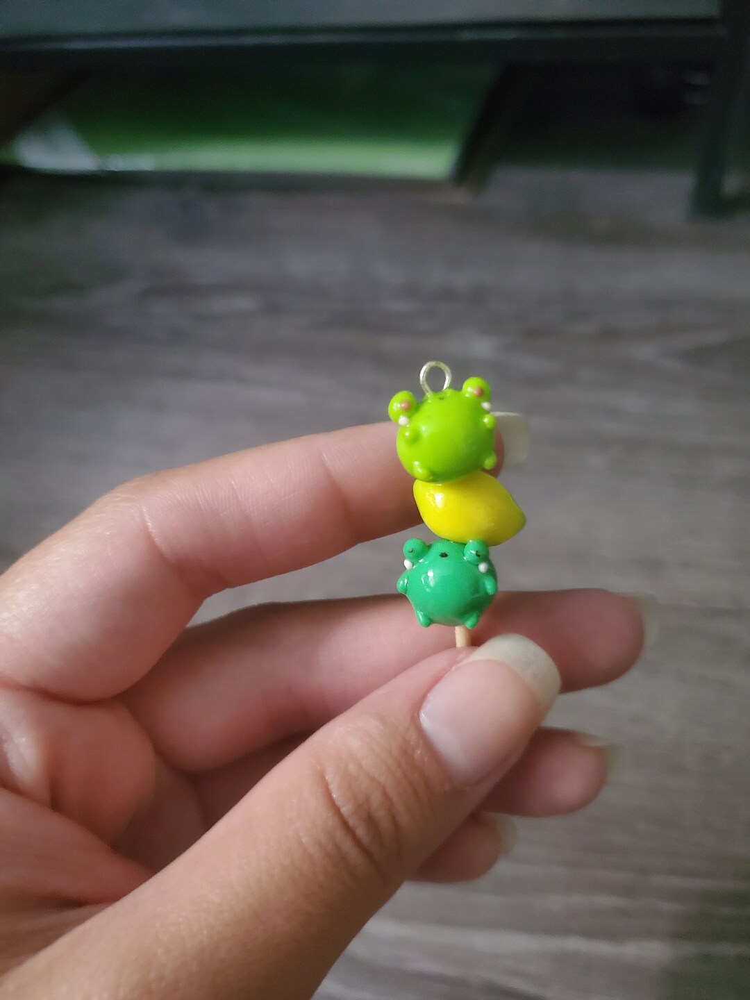 Kawaii Frog Skewer With Lemon Charm - Etsy