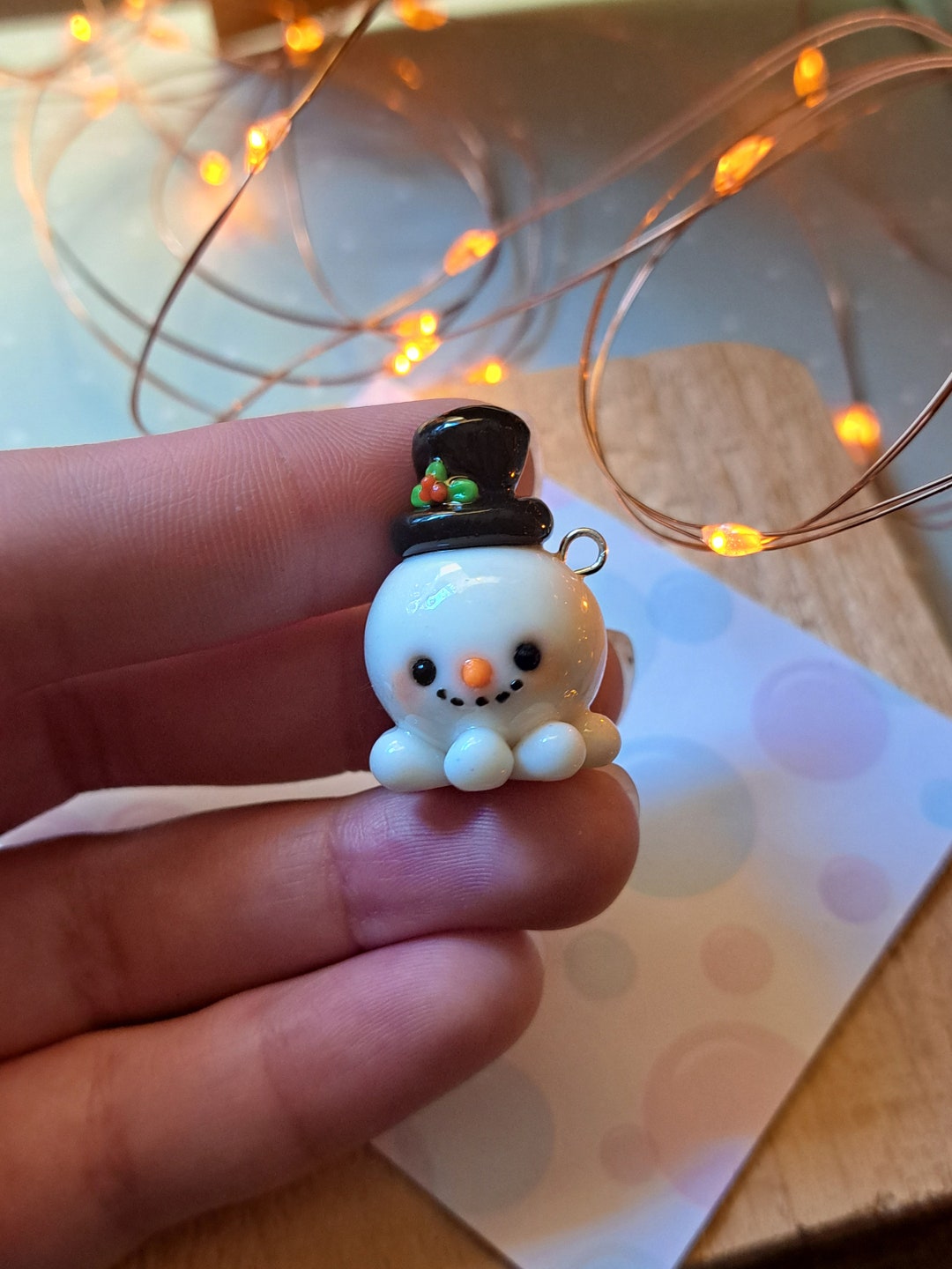 Snowtopus Charm Octopus and Snowman Mash-up - Etsy