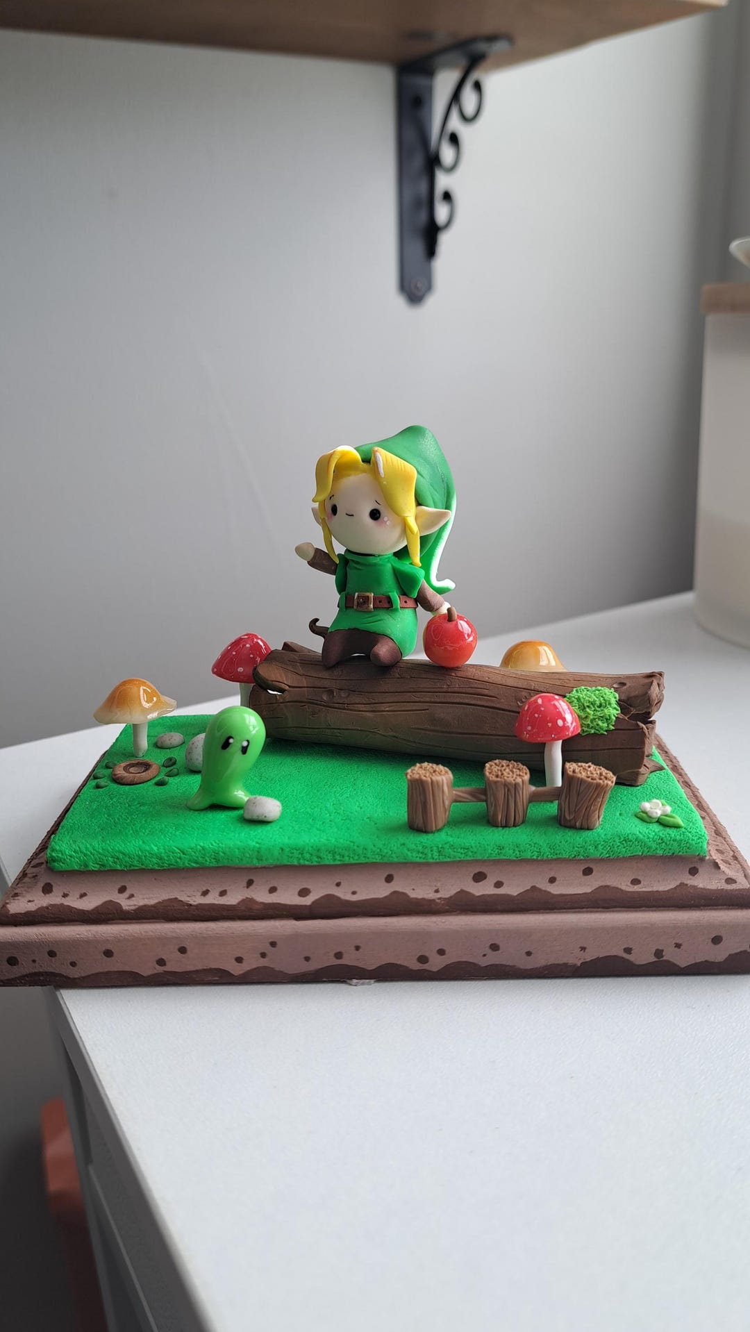 The Legend of Zelda Inspired Link and Buzz Blob Diorama - Etsy