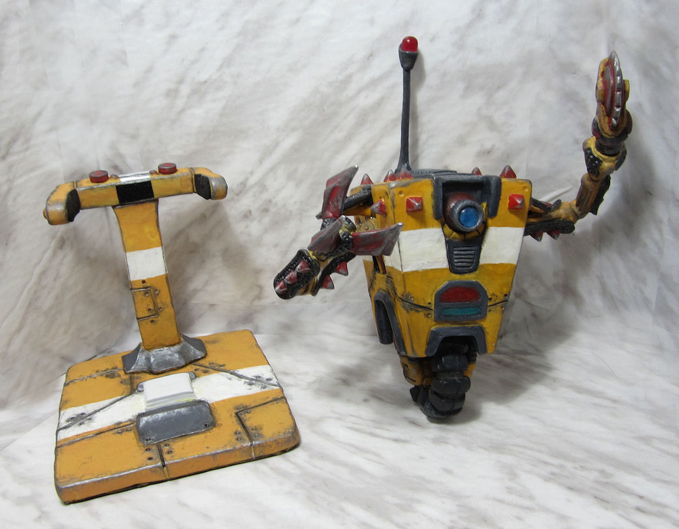 Borderlands Inspired Badass Psycho Claptrap Statue Collectable | Etsy