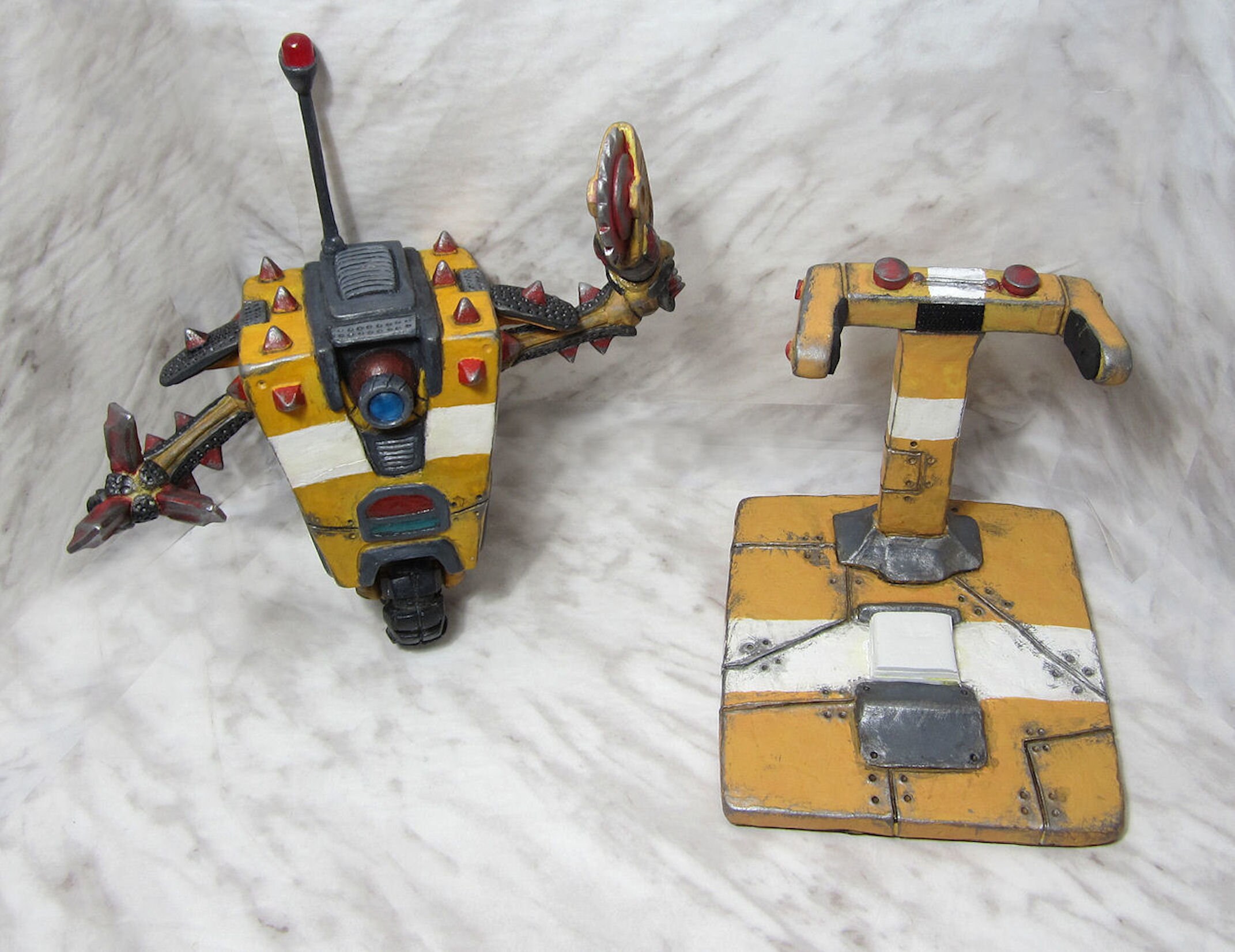 Borderlands Inspired Badass Psycho Claptrap Statue Collectable | Etsy