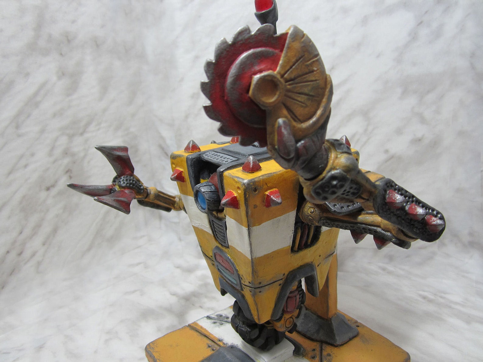 Borderlands Inspired Badass Psycho Claptrap Statue Collectable | Etsy