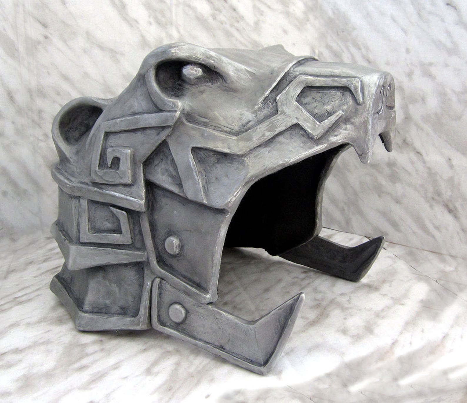 Skyrim Nordic Carved Armor Helmet (bear Style ) for Larp, Cosplay and ...