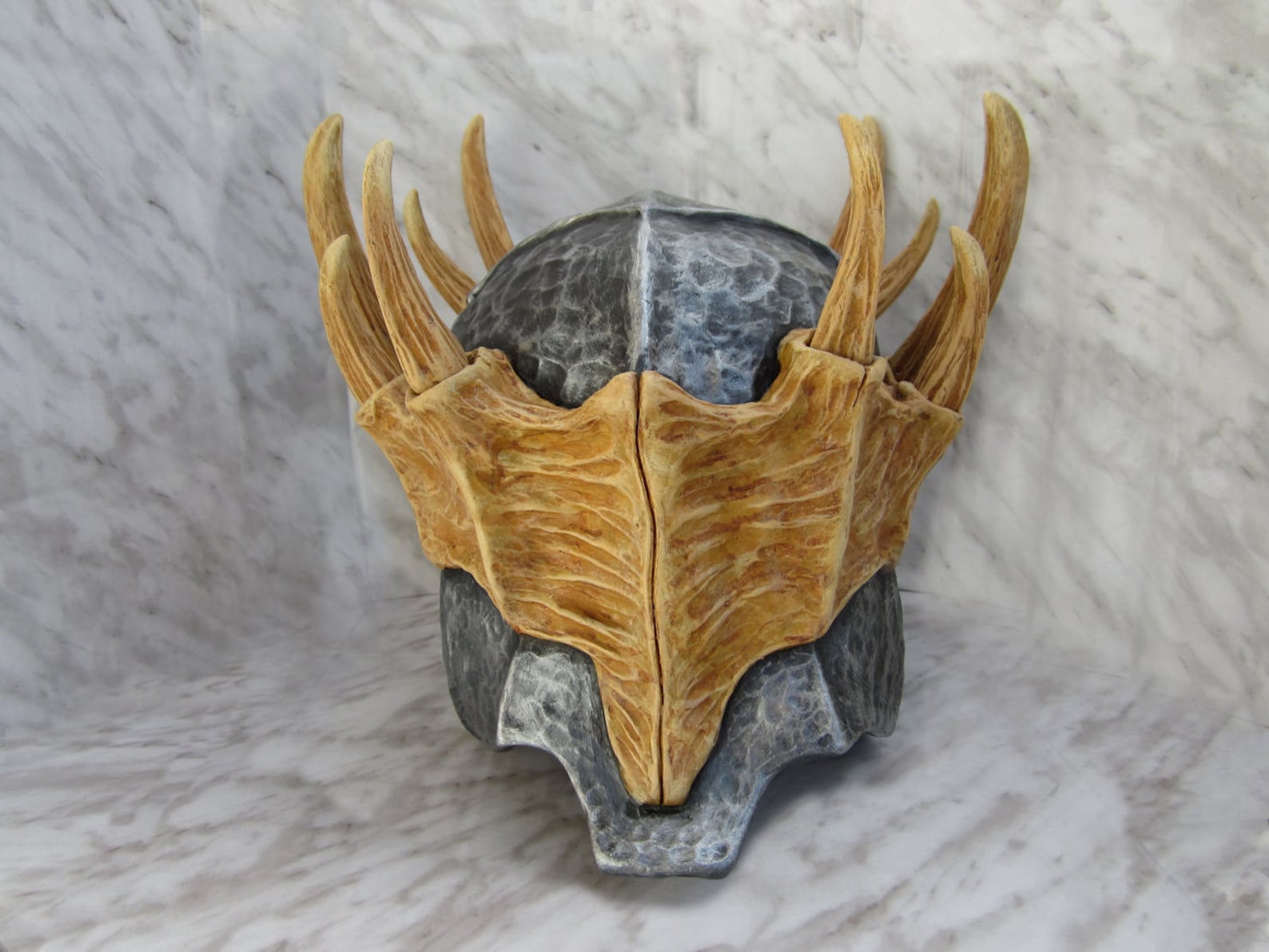 Skyrim Dragon Bone Helmet(the Jagged Crown )life Size Cosplay Style ...