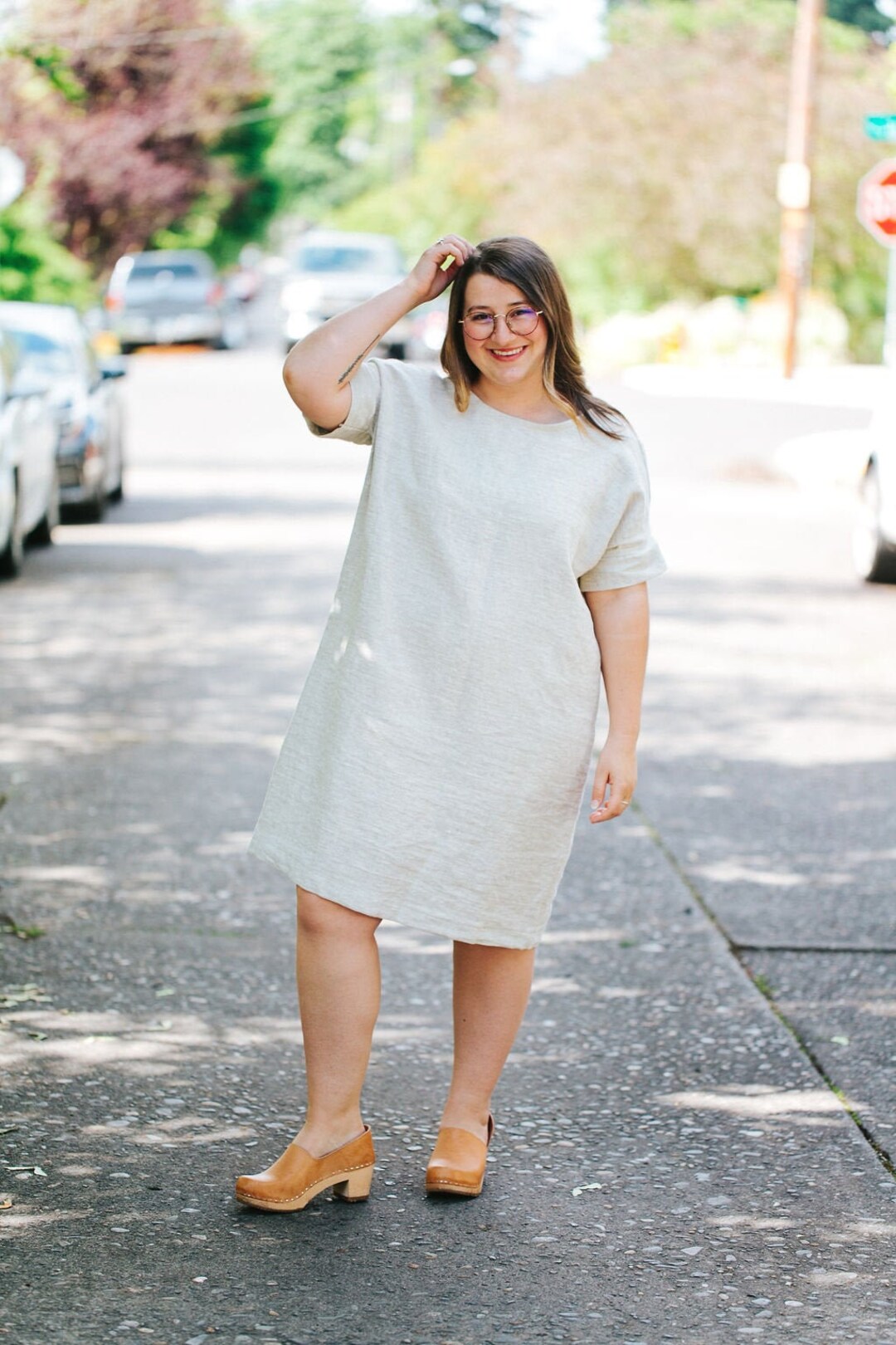 Handmade Linen Boxy Dress 100% Linen Medium Weight Multiple Color ...