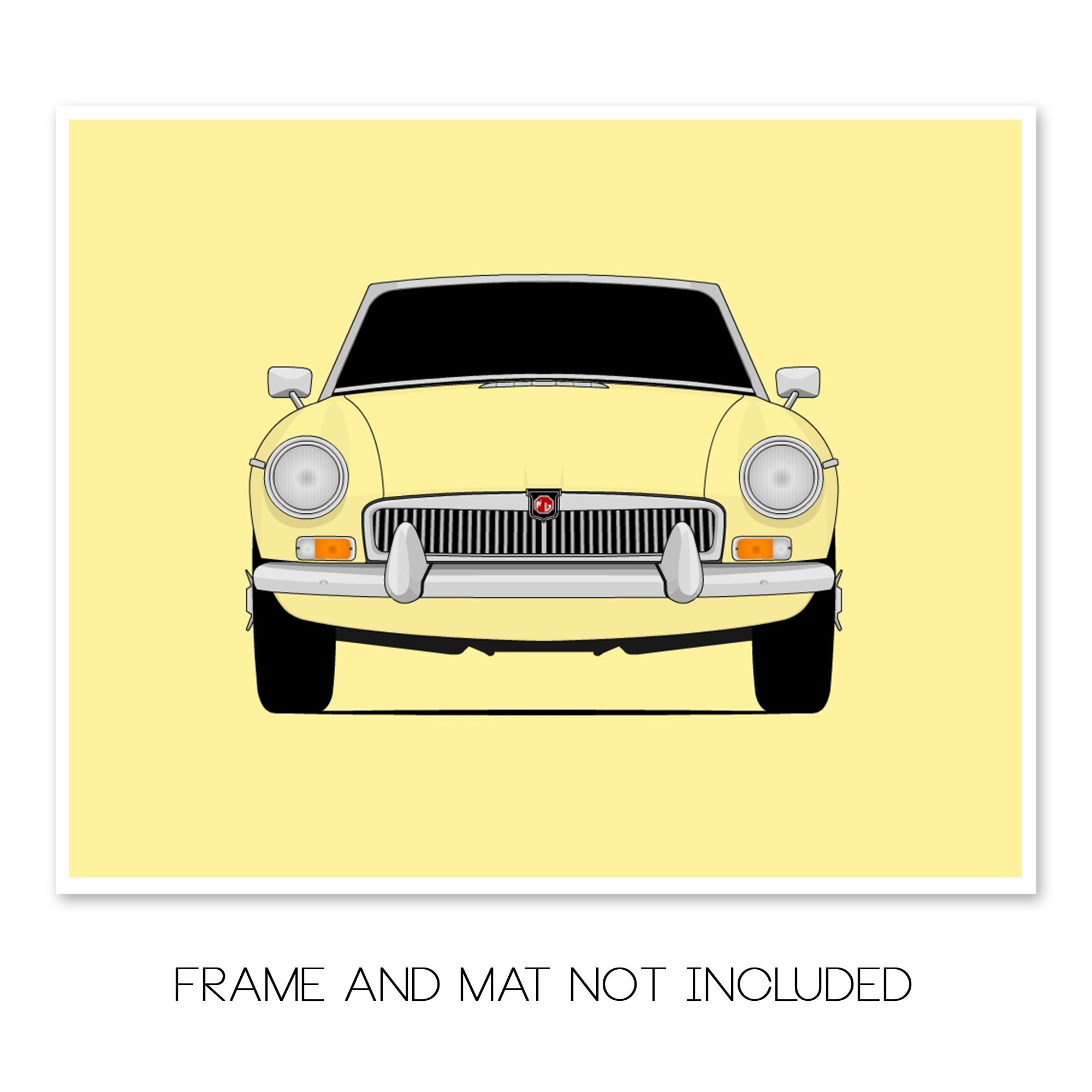 MG MGB Roadster (1963-1974) Poster Print Wall Art Decor CX1 (unframed ...