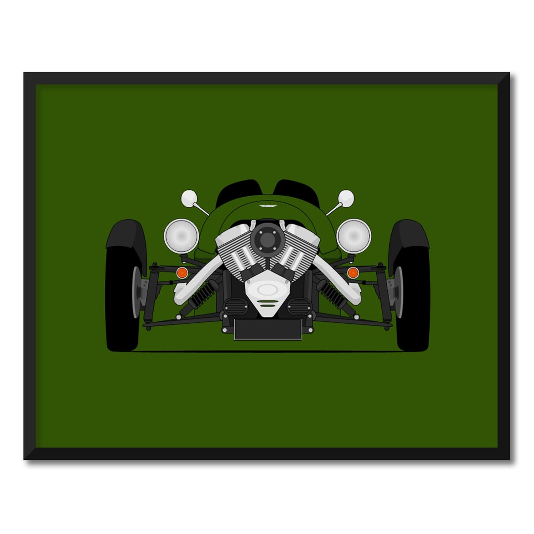 Morgan 3 Wheeler (2012-2021) Poster Print Wall Art Decor CX1 (unframed ...