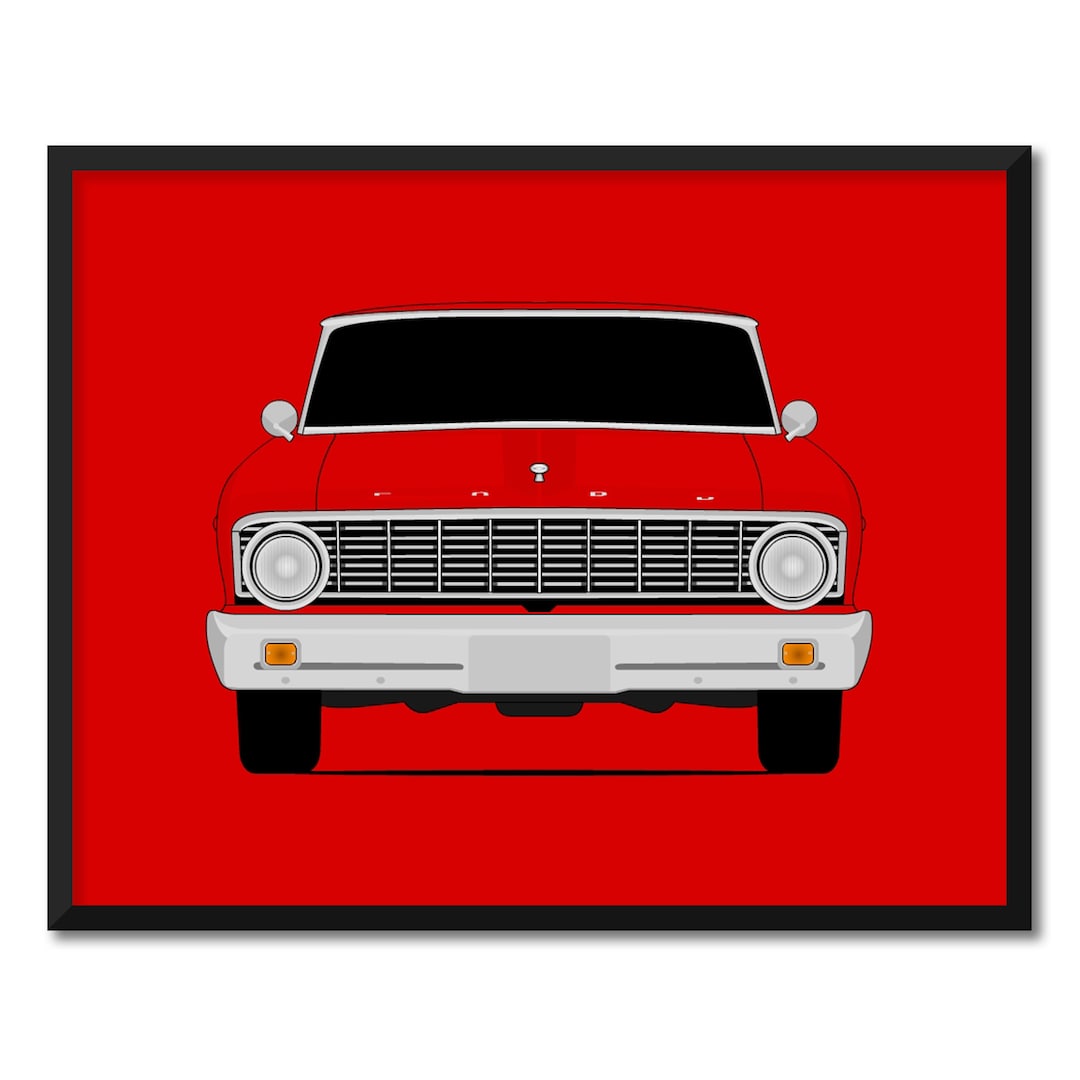Ford Falcon Sprint (1964-1965) Inspired Poster Print Wall Art Decor CX1 ...
