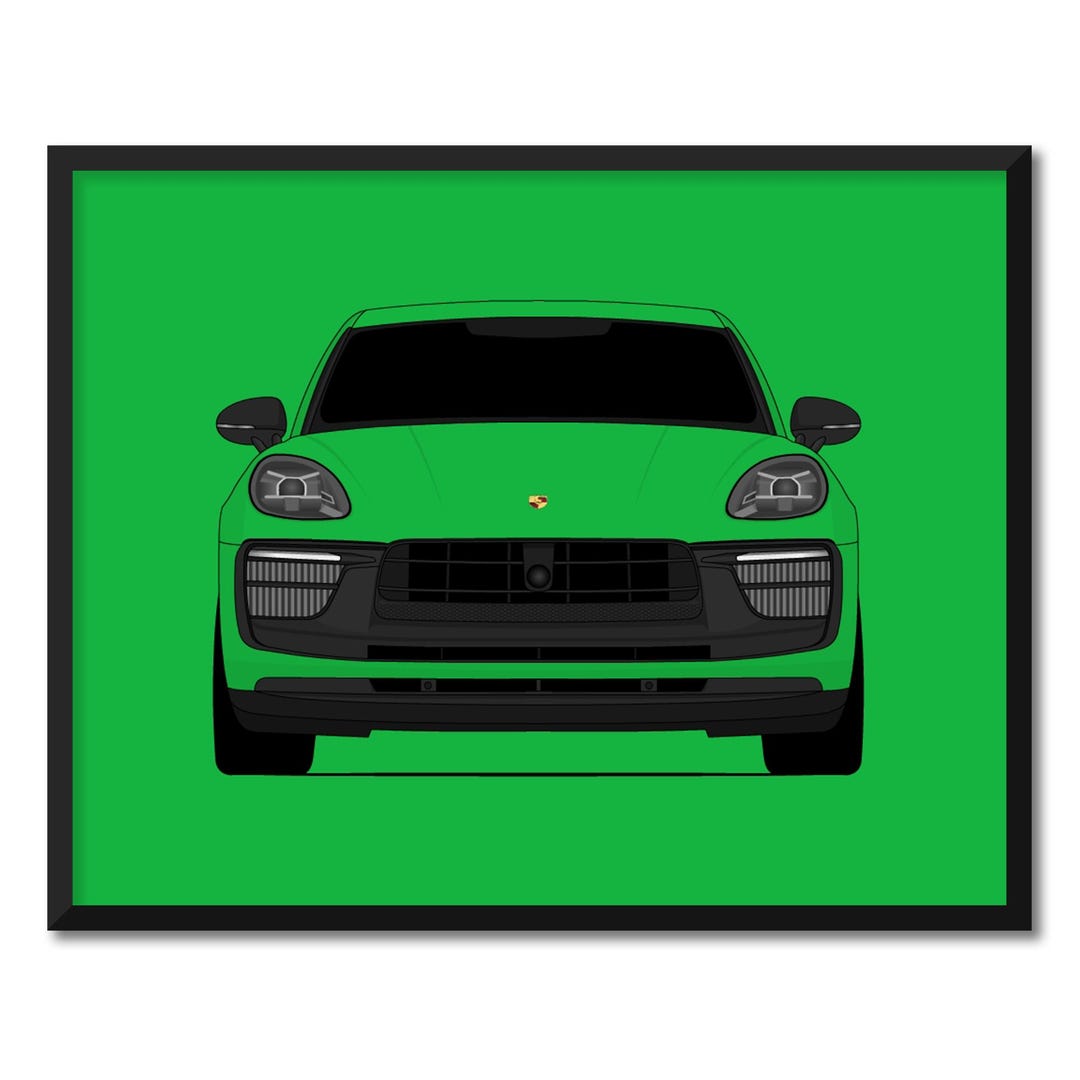 Porsche Macan GTS (2022-present) Inspired Poster Print Wall Art Decor ...