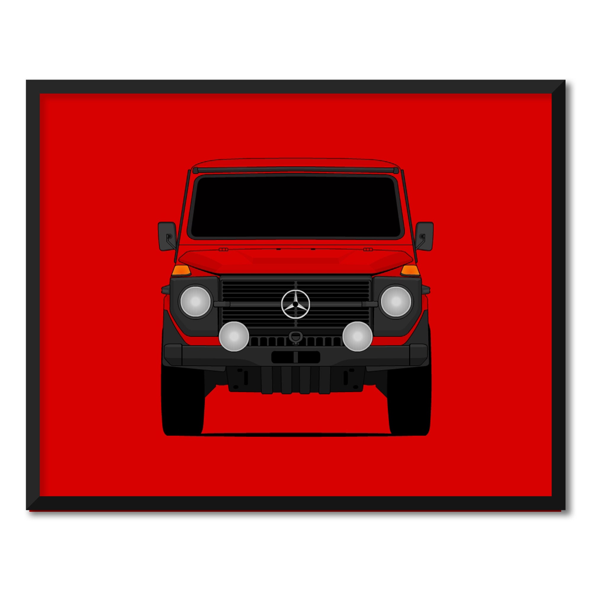 Prints Mercedes-Benz G-Class Generations Inspired Poster Print Wall Art ...