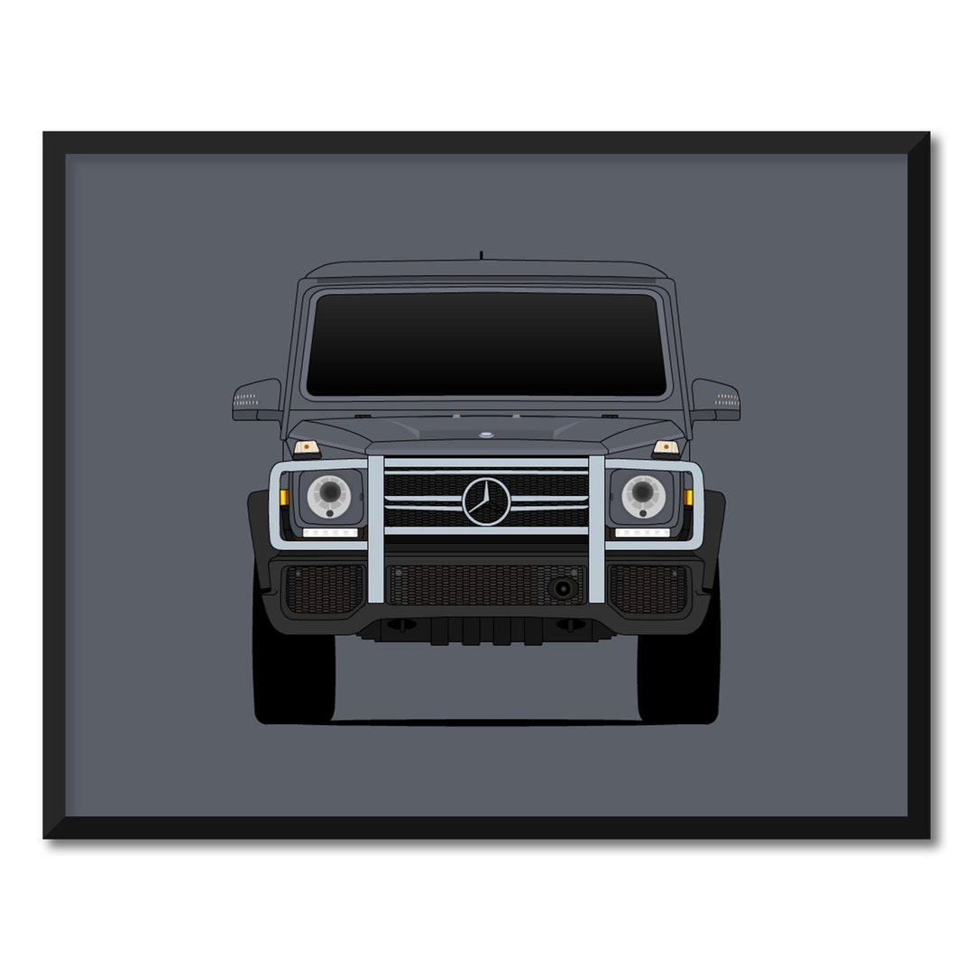 Mercedes-benz G-class (2014-2017) Inspired Car Poster Print Wall Art G ...