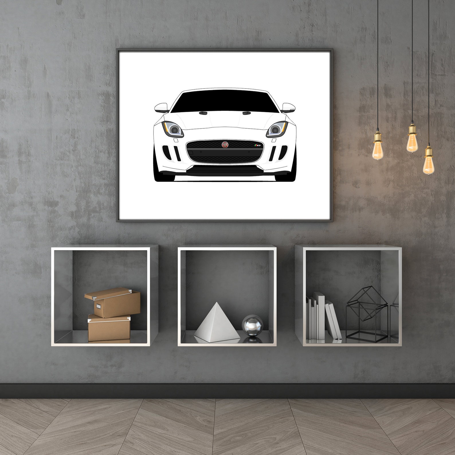 Jaguar F-type R X152 2013-2019 Inspired Car Poster Print Wall Art Decor ...