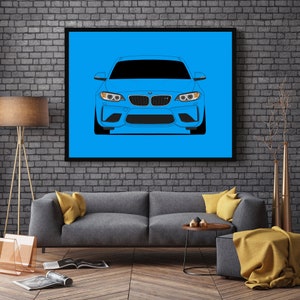 BMW M2 F87 2016-2018 Inspired Car Poster Print Wall Art - Etsy Canada