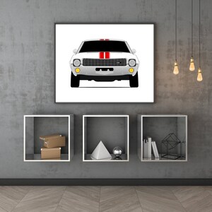 AMC AMX (1968-1969) Inspired Car Poster Print Wall Art Decor CX2 ...