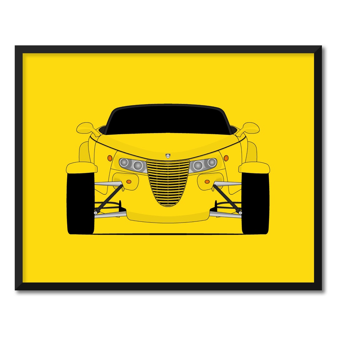 Chrysler Prowler (1997-2002) Plymouth Inspired Car Poster Print Wall ...