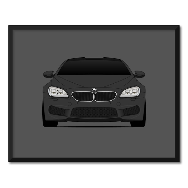 Bmw m6 f13 poster - Etsy France