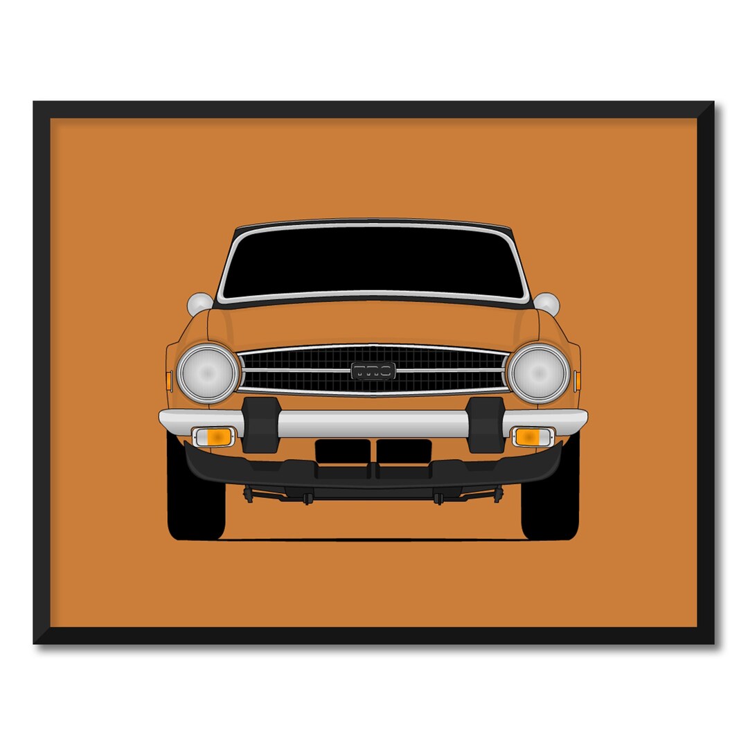 Triumph TR6 (1968–1976) Poster Print Wall Art Decor CX1 (unframed) - Etsy