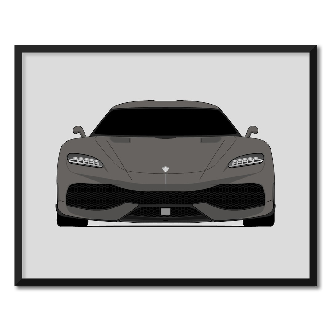 Koenigsegg Gemera 2025 Car Poster Print Wall Art Decor CX1 (unframed ...